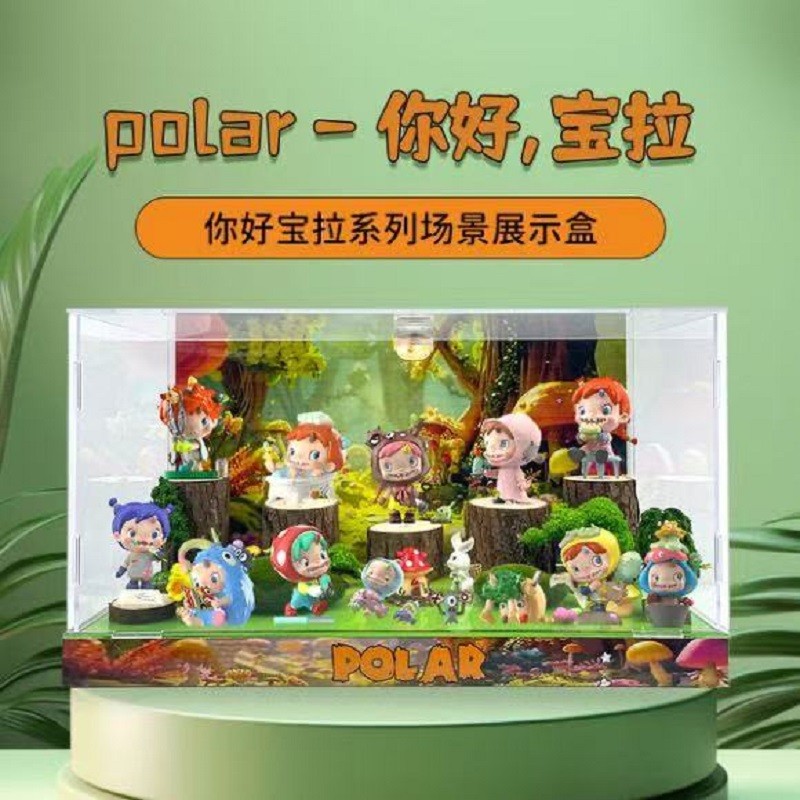 ตู้โชว์โมเดล popmart POLAR-Hello Paula Series กล่องอะคิลิคใส่โมเดล Art ...