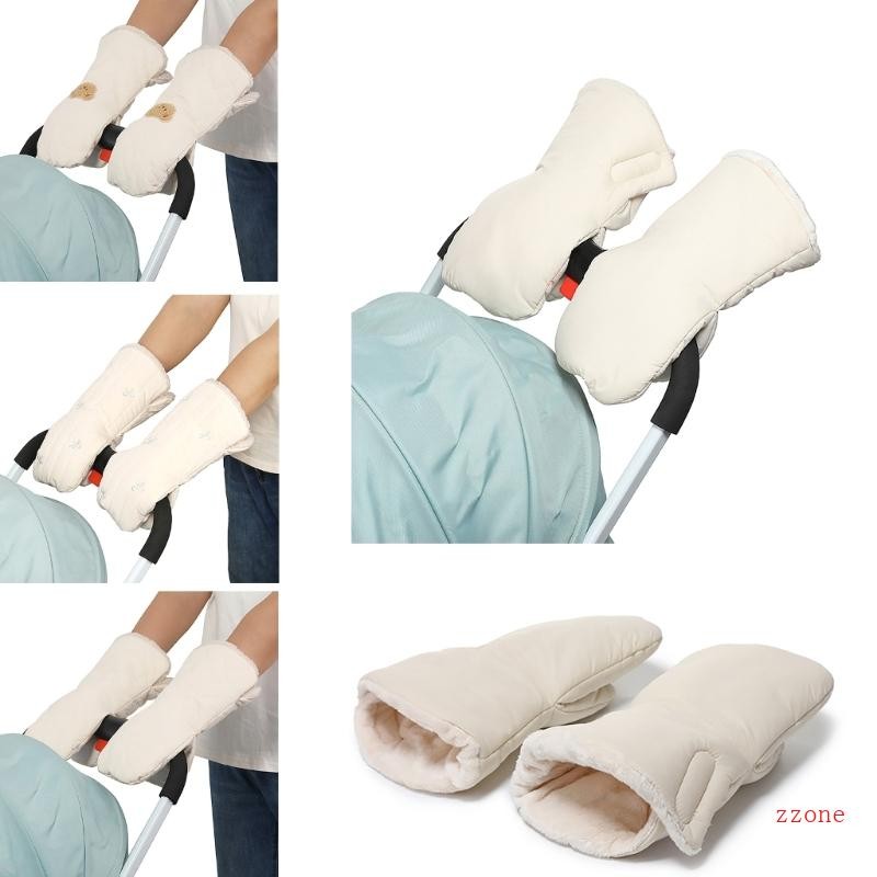 Zzz รถเข็นเด็ก Handmuffs Mittens Windproof Pushchair มืออุ่นถุงมือ ...