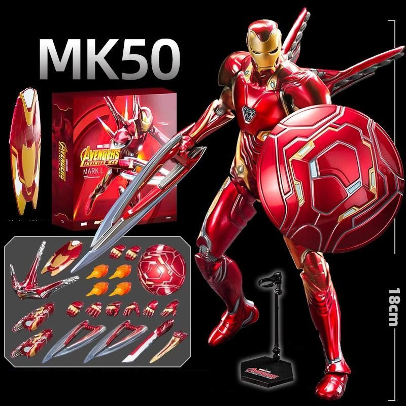 Sinodong Iron Man mk50 รูป Marvel Marvel เครื่องประดับรุ่น mk85 | Shopee Thailand