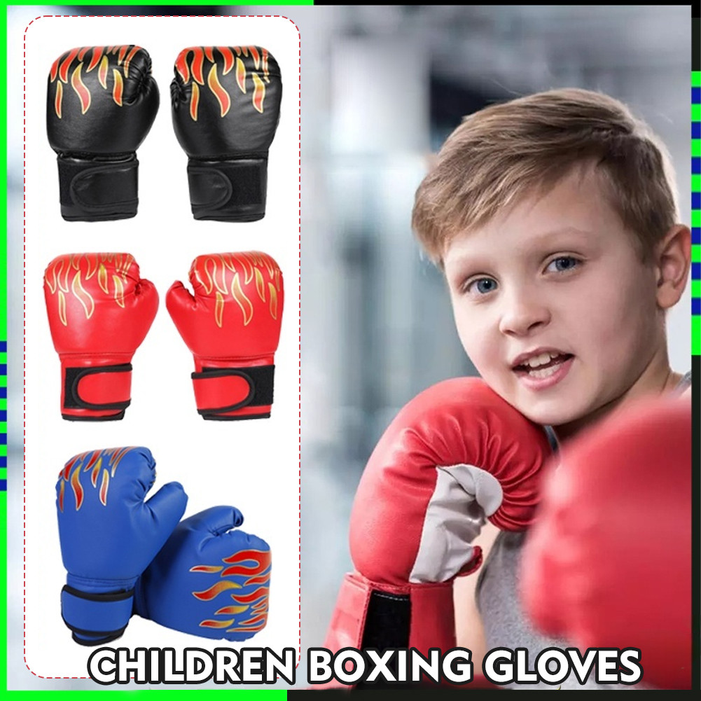 นวมชกมวยเด็ก Sanda ถุงมือฝึกซ้อม Kick Punching Fighting Professional ...