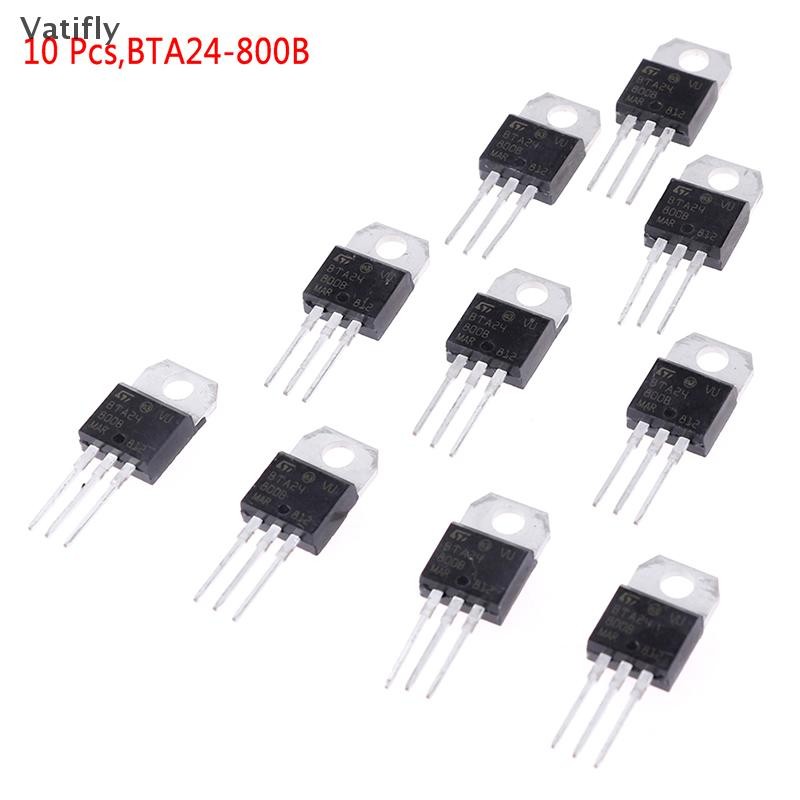 ใหม่ 10 ชิ้น BTA24-800B BTA24 TRIAC 24A/800V TO-220 ร้อน | Shopee Thailand