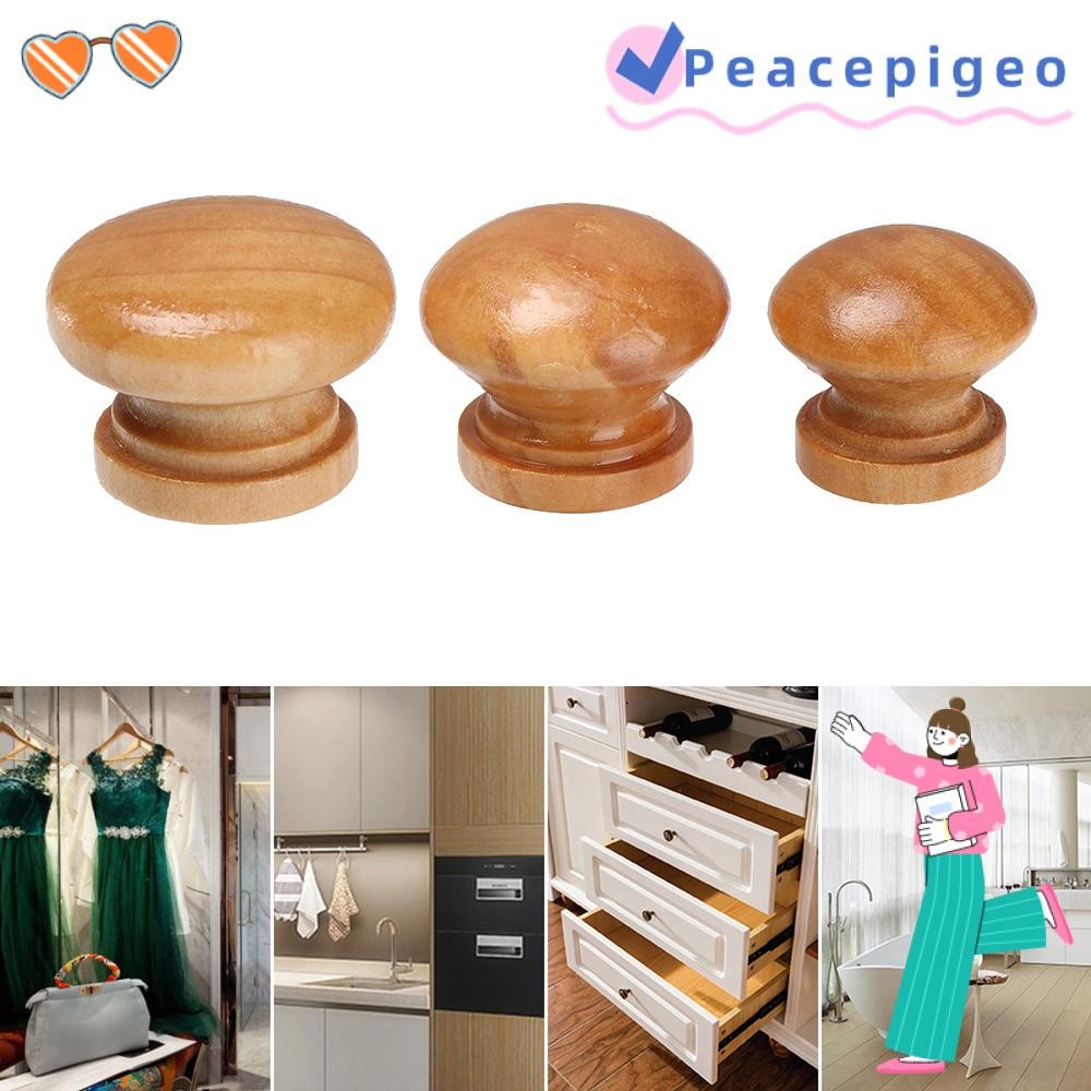 PEACEPIGEO 10 ชิ้นตู้ดึงฮาร์ดแวร์ห้องครัวตู้เสื้อผ้าดึงทรงกลมตู้ Dresser มือจับประตู | Shopee ...