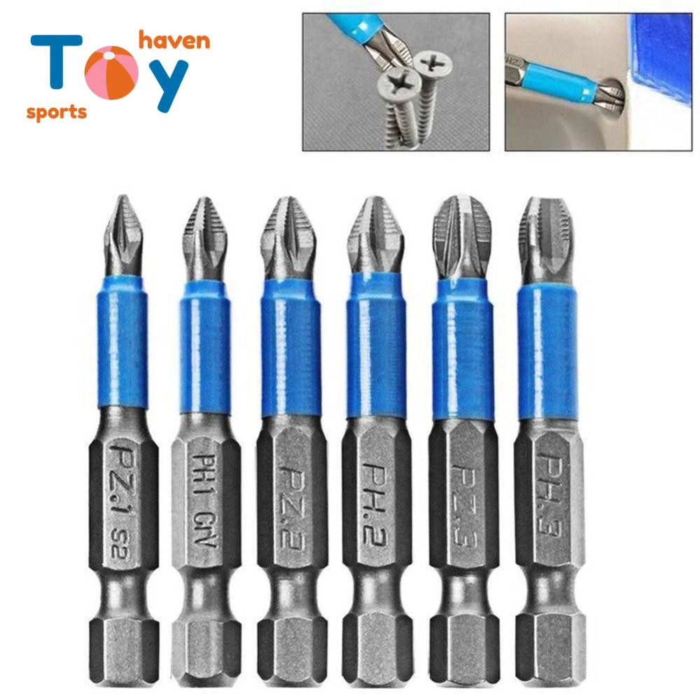 SPORTSHAVEN 6 ชิ้น Cross Head Bit, Anti Slip Magnetic Phillips ไขควง ...