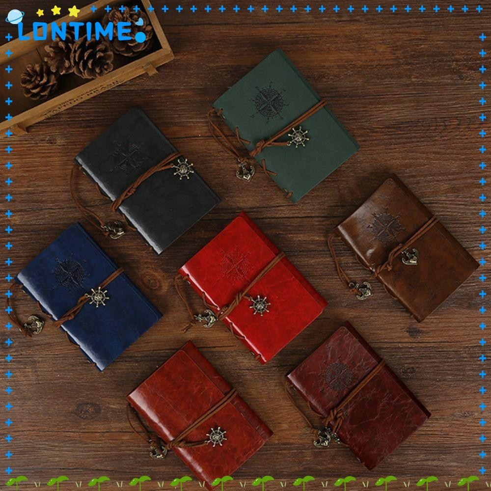 LONTIME Retro Notebooks, กระดาษคราฟท์ Soft Journals Agenda Binder ...