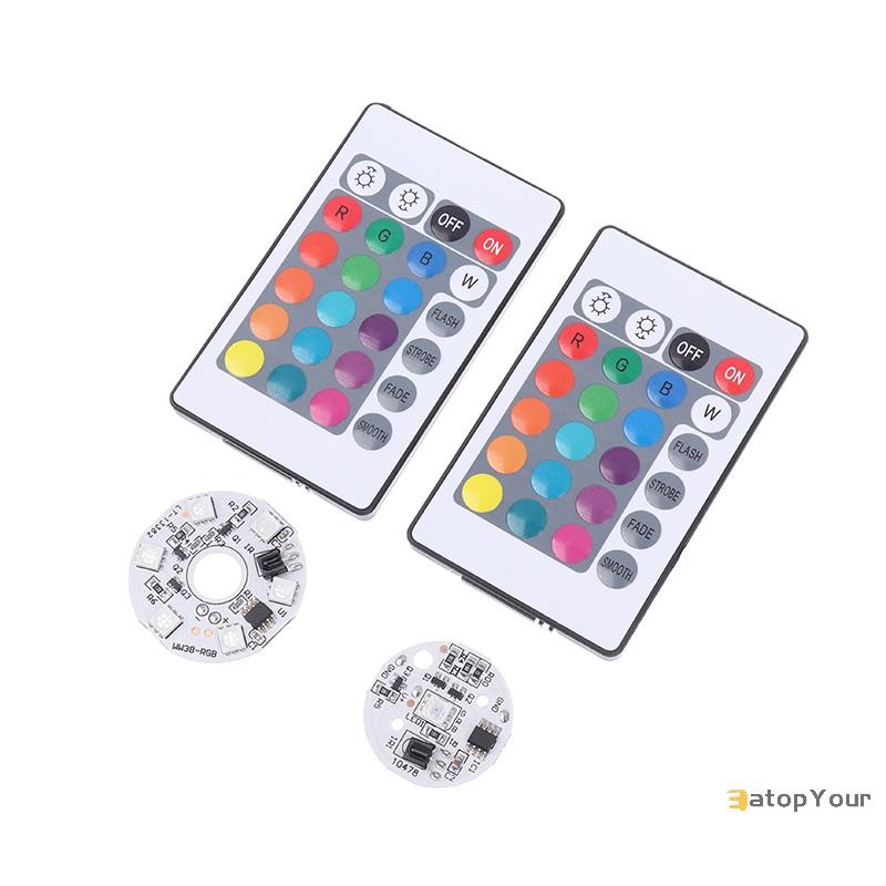 EatopYour] สี RGB Light Board รอบแหล่งกําเนิดแสง LED แรงดันไฟฟ้าต่ํา DC 5V สวิทช์รีโมทคอนโทรล ...