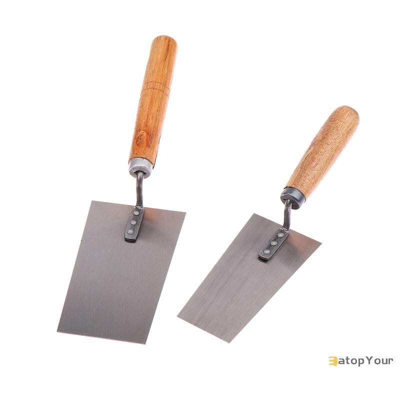 EatopYour] 1PCS Cement Float Margin Trowel Bucket เหล็กแมงกานีส Putty มีดอิฐ Gauging Wall มีดฉาบ ...