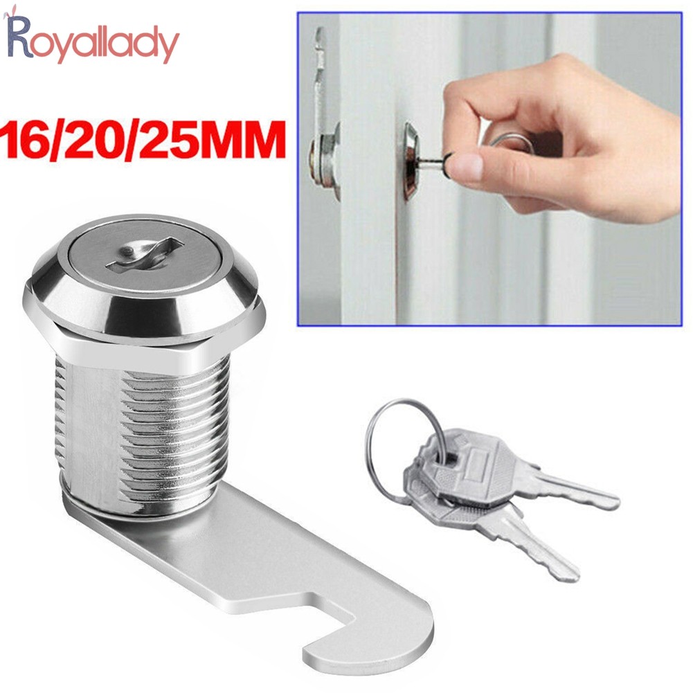 [ROLADY-TH ใหม่เอี่ยม] 16/20/25mm Cam Lock Door Barrel Drawer Cabinet ...