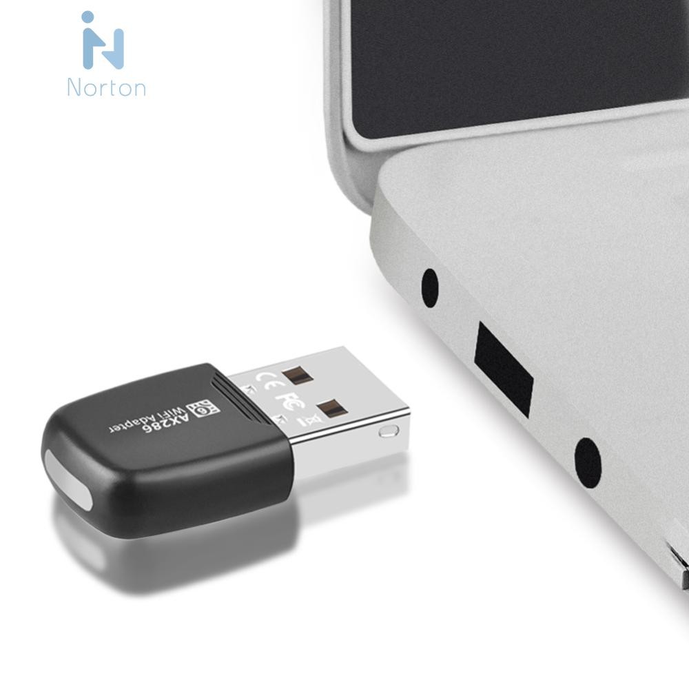 Mini USB WIFI 6 Dongle Driver ฟรี 2.4GHz 286.8Mbps สําหรับ PC/แล็ปท็อป Windows7/6/11 [Norton.th ...