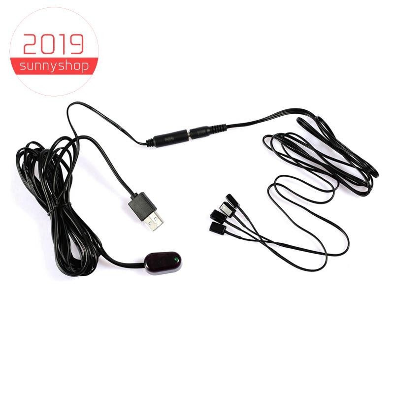 [sunnyshop2019]IR Extender สายต่ออินฟราเรด 1 PC IR Receiver + 4 PC IR ...