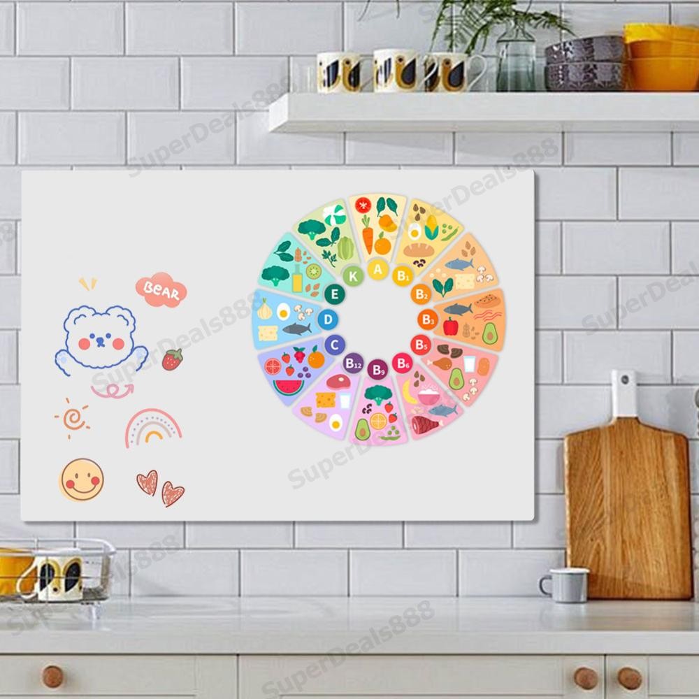 Magnetic White Board Sticker Include Marker Magnet Eraser Magnetic Dry ...