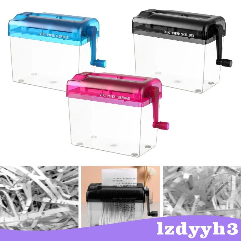 [Lzdyyh3] เครื่องทําลายเอกสารแบบแมนนวล ใบเสร็จรับเงินขนาดเล็ก เครื่องทําลายเอกสารสํานักงานขนาด ...