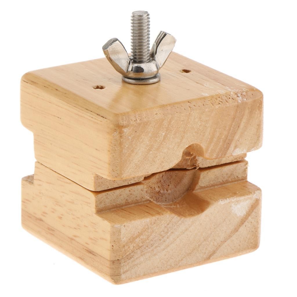 [gedonna] Wooden Watch Case Movement Holder Watchmaker Clamp Repair ...