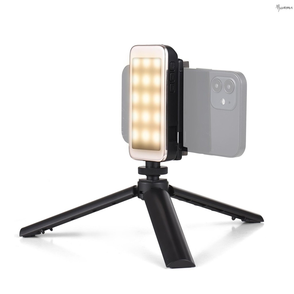 มินิการถ่ายภาพโคมไฟหรี่แสงได้ LED Light แบบพกพา Vlog Light 88 LED ...