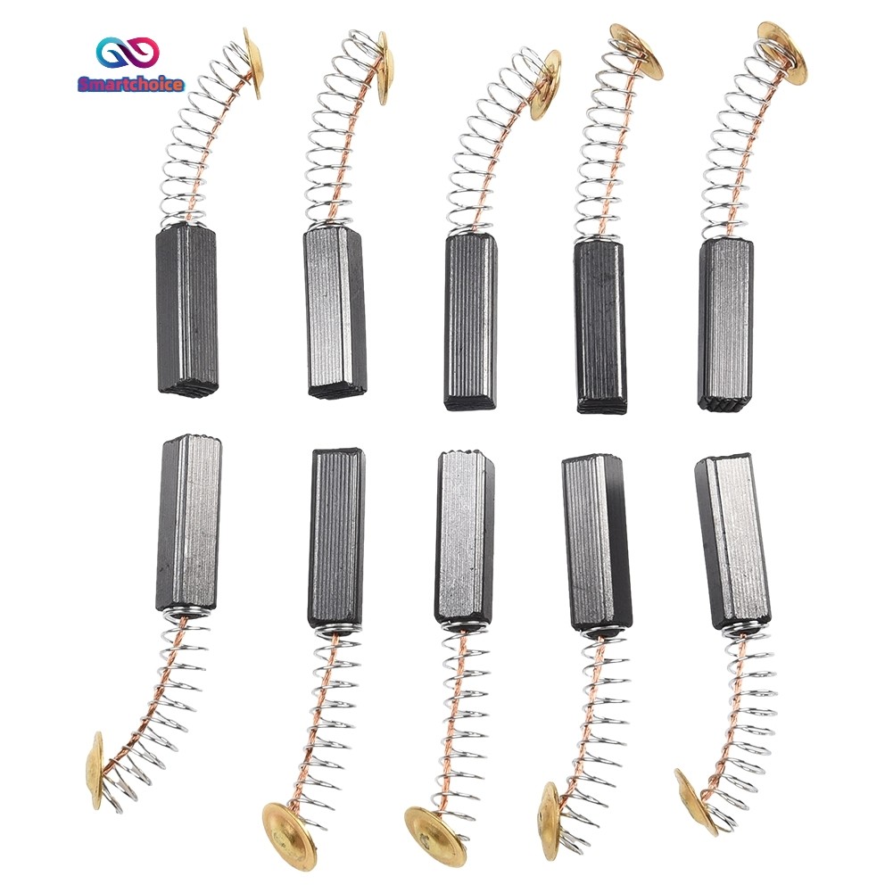 ⚡ทางเลือกอัจฉริยะ⚡10 ชิ้นเครื่องมือไฟฟ้ามอเตอร์แปรงถ่านหินขนนก 6x6x20 ...
