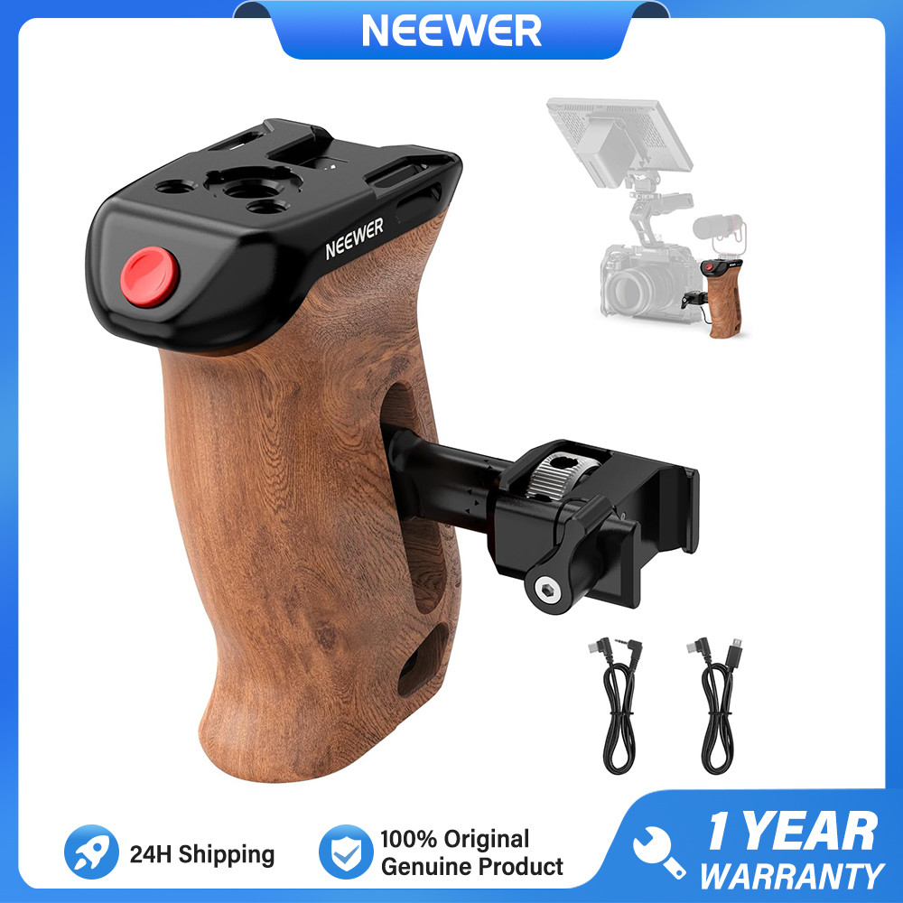 NEEDER ที่จับด้านข้างไม้พร้อมทริกเกอร์ระยะไกลสตาร์ทบันทึก/หยุด | Shopee ...