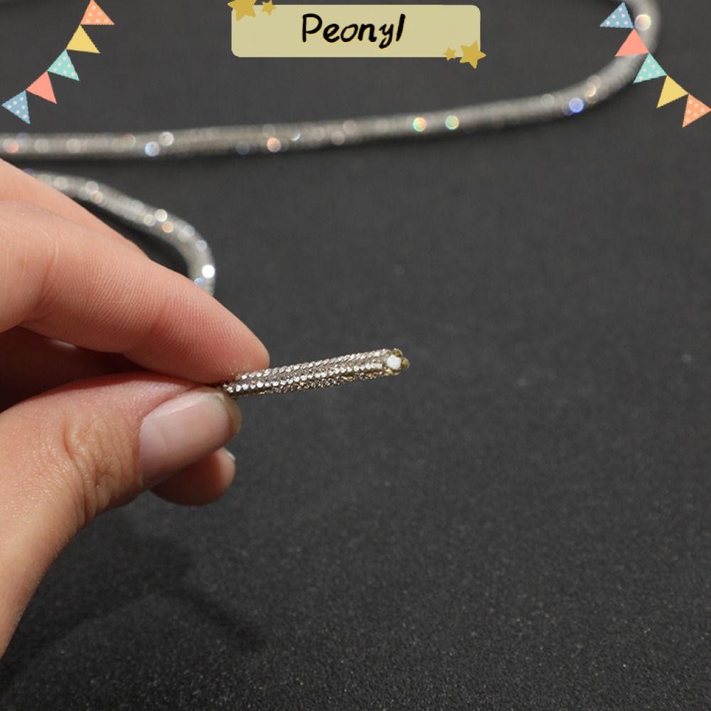 PDONY 2 หลา Rhinestones สายไฟกลม, ตัดคริสตัล Drawstring, Universal ...