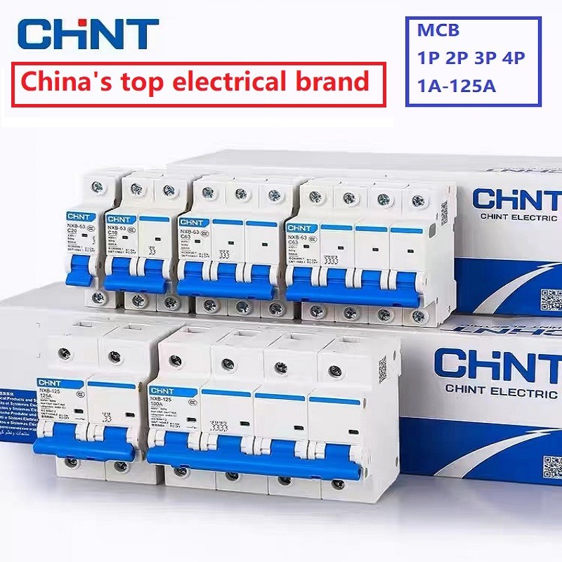 Chnt CHINT NXB-63 1P 2P 3P 4P AC 230/400V เบรกเกอร์วงจร ขนาดเล็ก C 6A 10A 16A 20A 25A 32A 40A ...