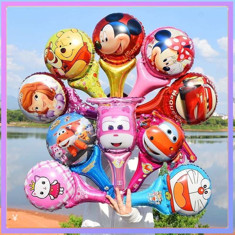 [ผลิตภัณฑ์ใหม่] แท่งบอลลูนการ์ตูน Paw Patrol Peppa Pig Mickey Minnie ...