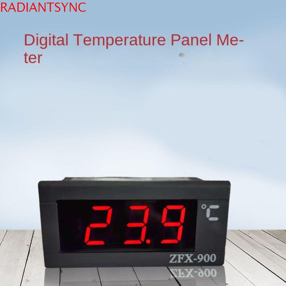 RADIANTSYNC เครื่องวัดอุณหภูมิแบบฝัง, แผงแสดงอุณหภูมิ 220V อัจฉริยะ, แผง LED สะดวกพร้อมเซนเซอร์ ...