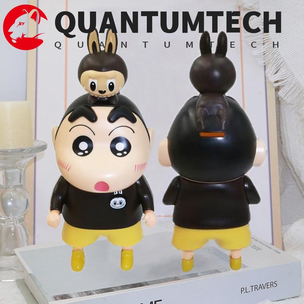 QUANTUMTECH Labubu Crayon Shin Chan กระปุกออมสิน, ถังออมทรัพย์รูป ...
