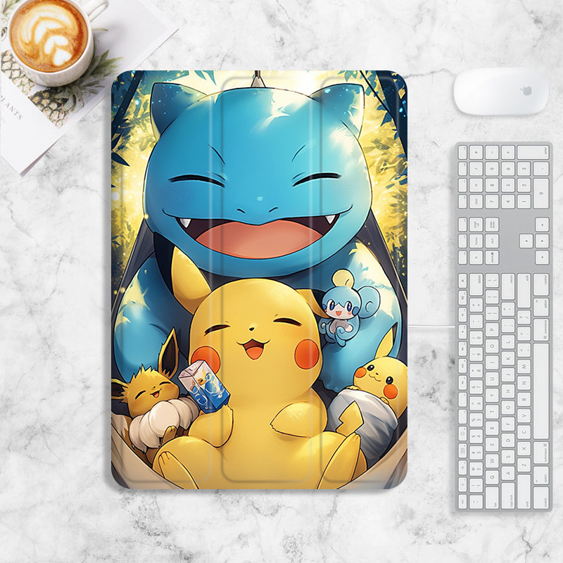 เคส Pokemon Pikachu iPad gen10/11 เคสไอแพด pro11 2024 pro12.9 pro13 เคส ...