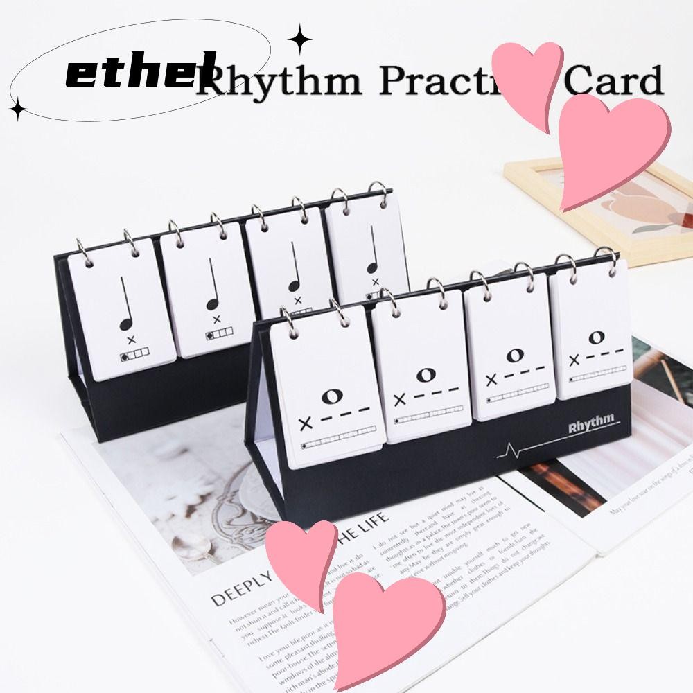 Ethel1 Visual Music Flash Card, Music Teaching Props Reusable Rhythm ...