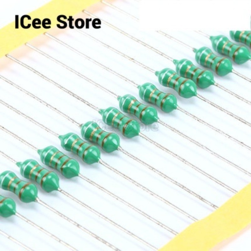 ตัวเหนี่ยวนําแหวนสี 0410 1/2W 1UH - 8.2UH 10UH - 82UH 100UH - 820UH 1MH - 4.7MH 50 ชิ้น | Shopee ...