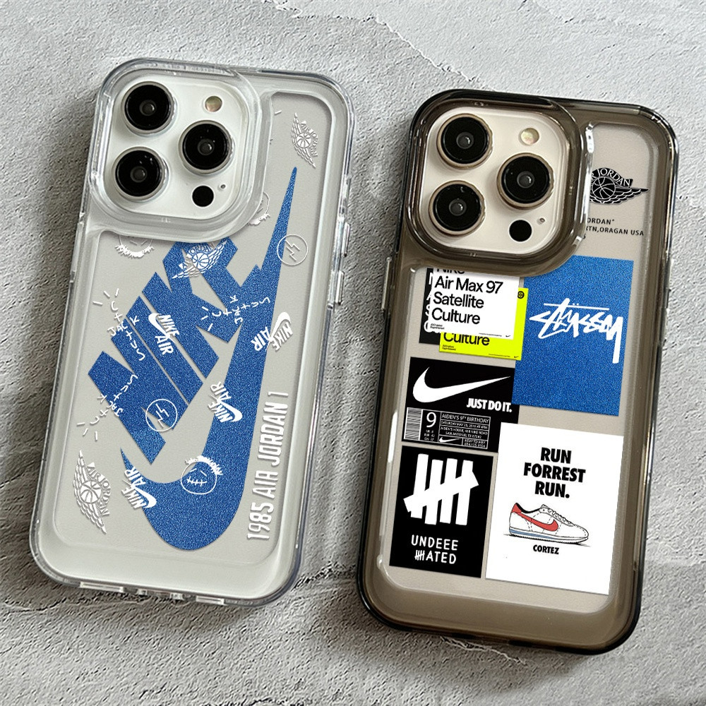 Nike ยอดนิยมยี่ห้อโปร่งใส soft case hp SAMSUNG A06 A16 M55 M54 M14 M15 ...