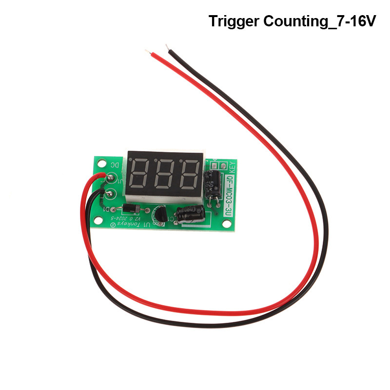 [CL] 0.36 3 หลัก Digital Counter Module 7-16V/15-26V Power-ON Count Digital Tube Trigger Counter ...