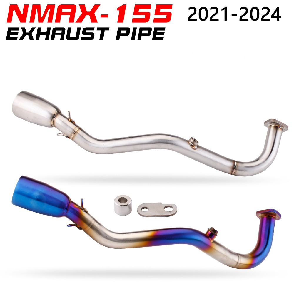 รถจักรยานยนต์ท่อไอเสียดัดแปลงสําหรับyamaha nmax155 NMAX 155 2021-2024 ...