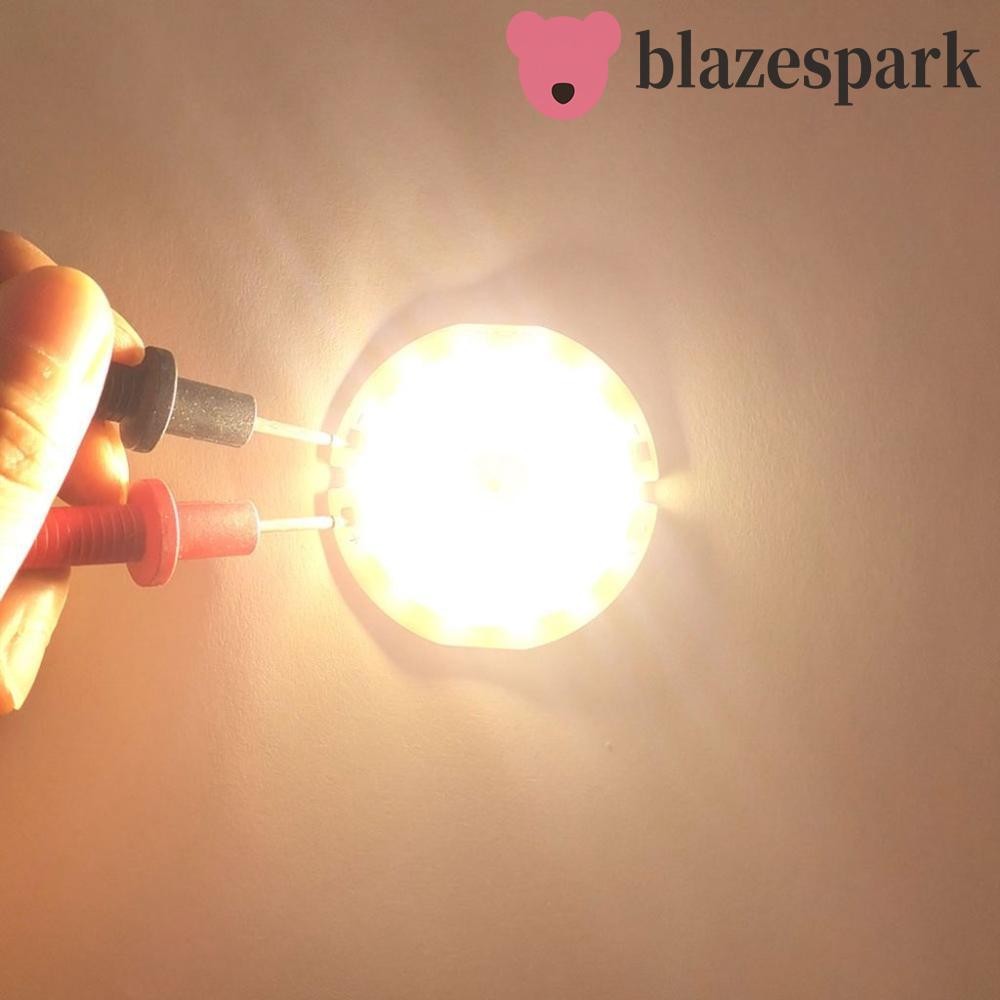 Blazespark ชิป COB 50 มม. Dia 2W วงกลม LED DIY โคมไฟแหวนคู่ COB อบอุ่น/เย็น/สีแดง/สีฟ้า ...