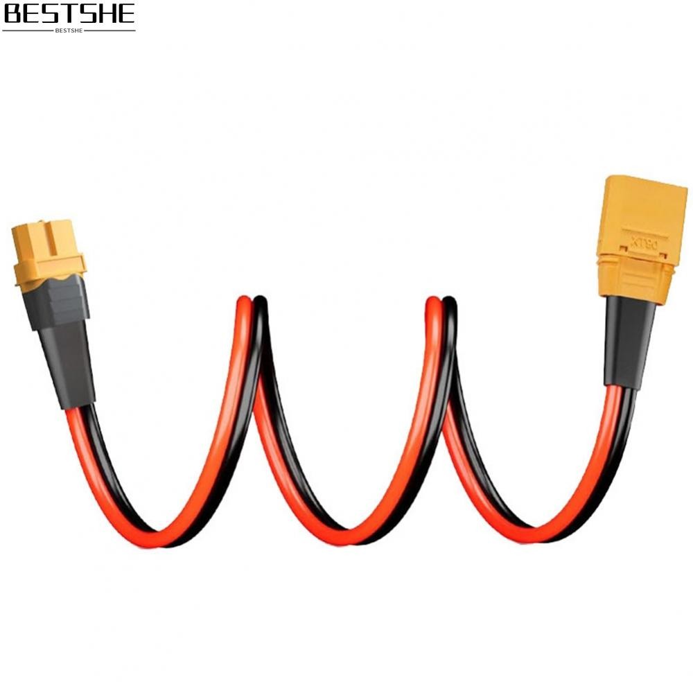 {bestshe}XT90 Connector Cable 12AWG with 30A Fuse for Easy Installation and Compatibility ...