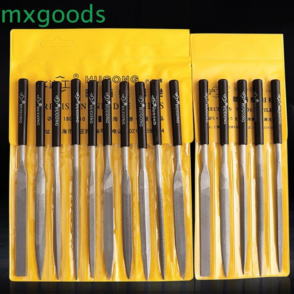 Mxgoods ไฟล์ชุด Filing โลหะไม้แกะสลักเครื่องมือเครื่องมือมือไม้ Rasp Rasp เข็มงานไม้เหล็ก Rasp ...