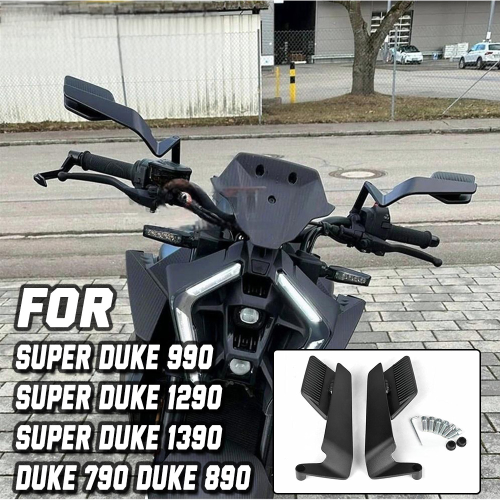 รถจักรยานยนต์กระจกมองข้างสําหรับ KTM 125 200 250 390 690 790 890 Duke ...