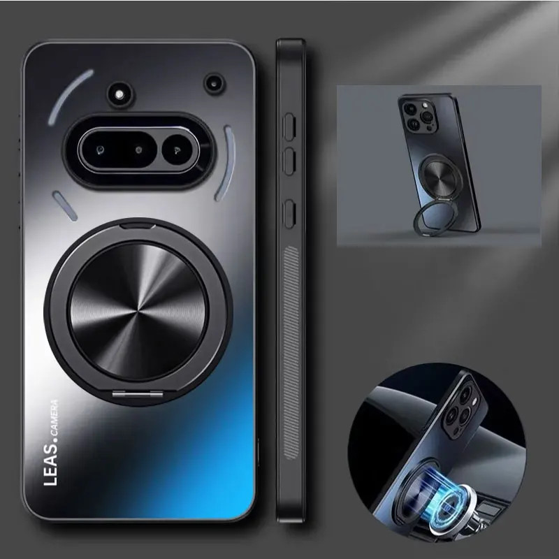 เคสแม่เหล็กสําหรับ Nothing Phone 3A Pro Matte กันกระแทก Hard Bumper ...