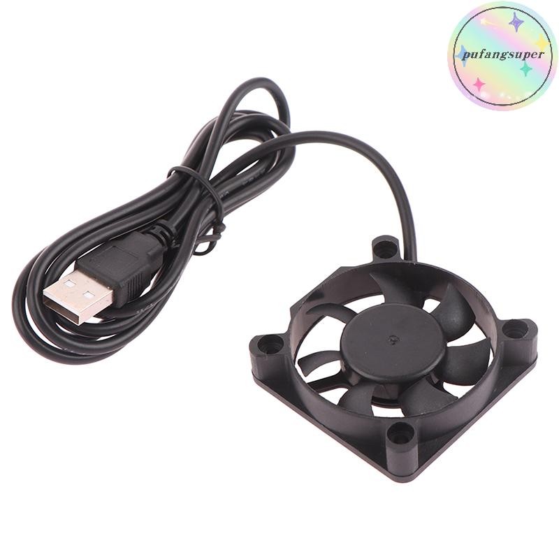 Pufangsuper 1 PC DC5010 พัดลมเงียบ 5V สาย USB Oily Humidifier Connector พัดลม PC Cooler ฮีทซิงค์ ...
