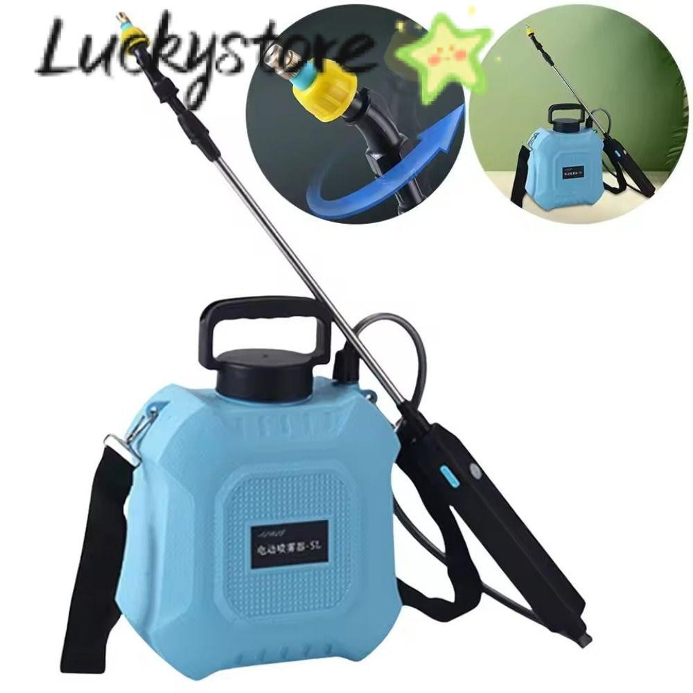 LUCKY Garden Sprayer, USB ชาร์จ 5L/8L ไฟฟ้า Sprayer, แบบพกพา Telescopic ...