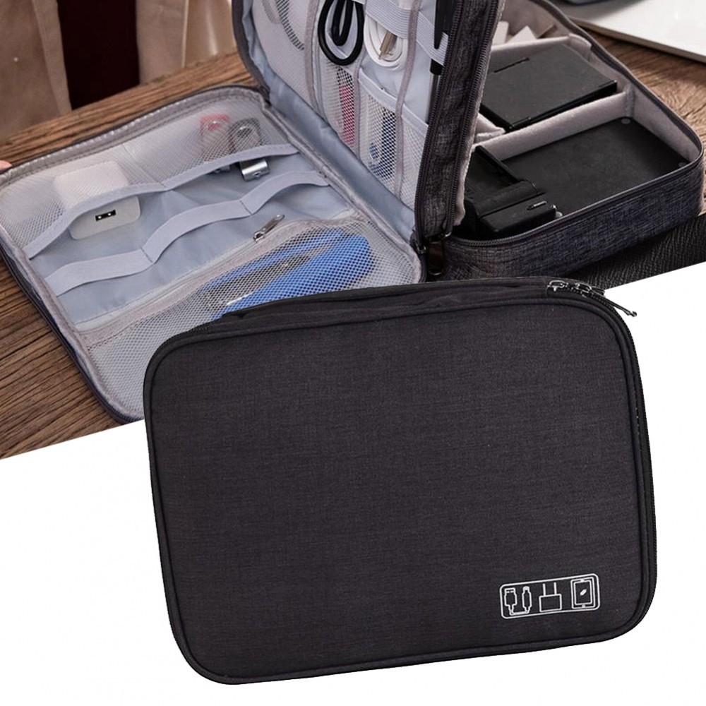 Usb Gadget Organizer Case สําหรับการเดินทางพร้อมกระเป๋าภายในหลายช่อง ...