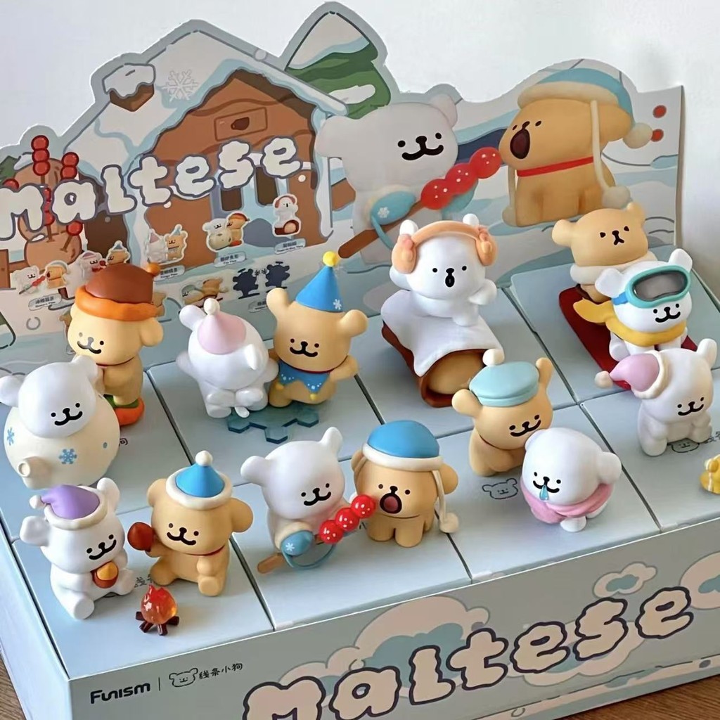 Maltese Cuddly Moments Series Blind Box Korean Line Puppy ของขวัญ ...