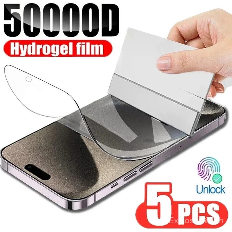 5ชิ้นฟิล์มไฮโดรเจลสำหรับ OPPO cph2185 cph2179 cph2217 cph2209 cph1917 ...