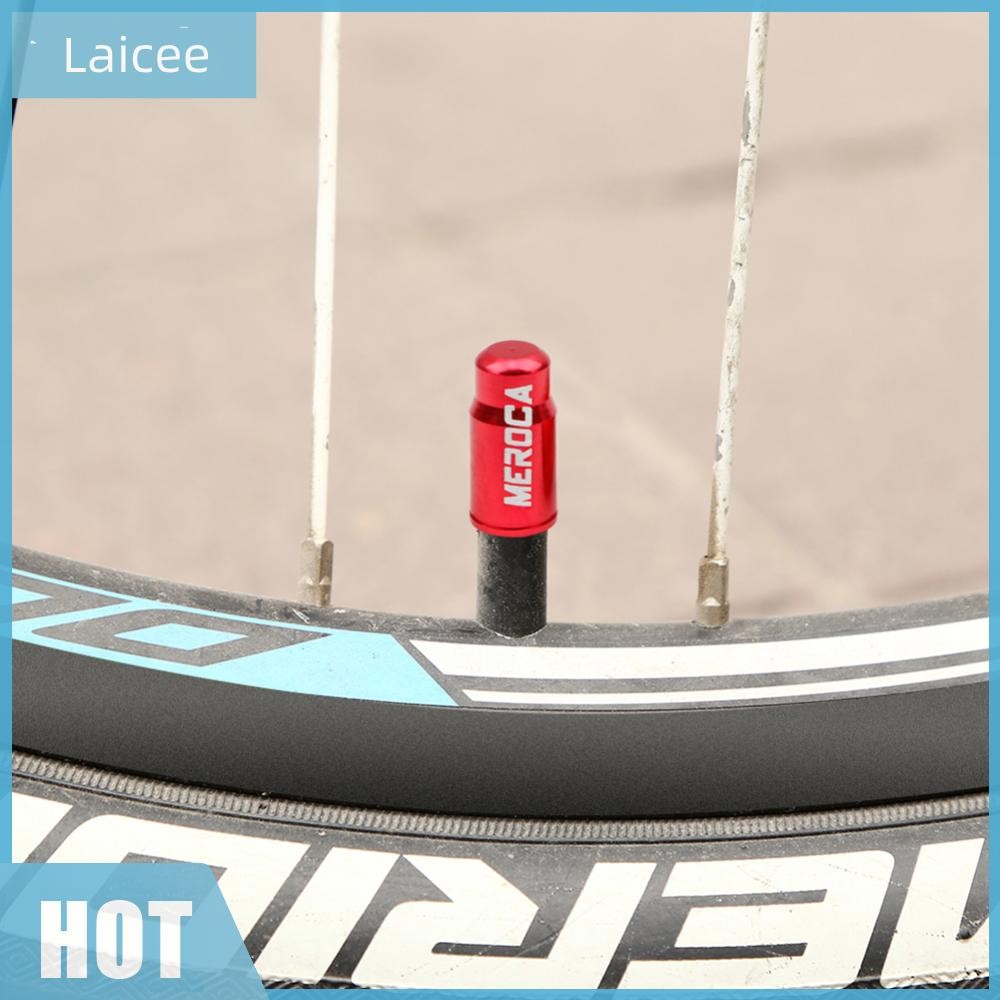 [Laicee.th] 2 ชิ้นจักรยานวาล์ว Stem Caps อลูมิเนียมสําหรับจักรยานเสือภูเขา (Presta Red) | Shopee ...