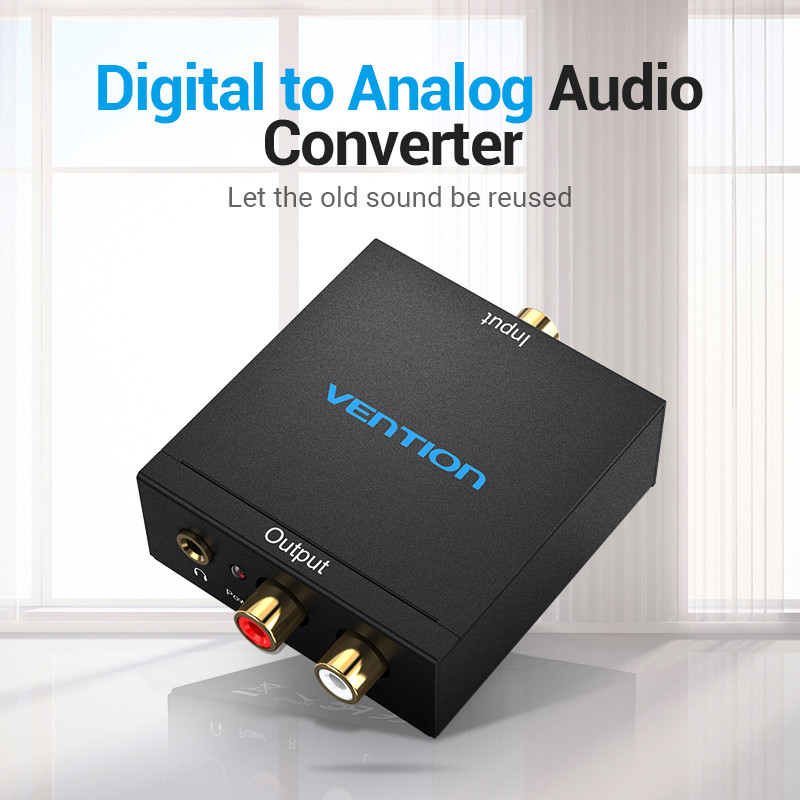 VENTION Converter VENSTION SPDIF Optical DAC Digital to Analog RCA ...
