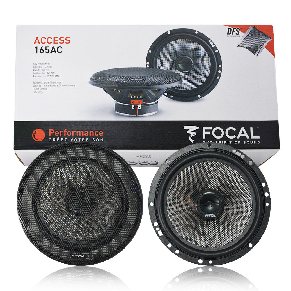 FOCAL 165AC แตรโคแอกเชียล แตรเสียงประตูหลังด้านหน้ารถยนต์ขนาด 6.5 นิ้ว | Shopee Thailand