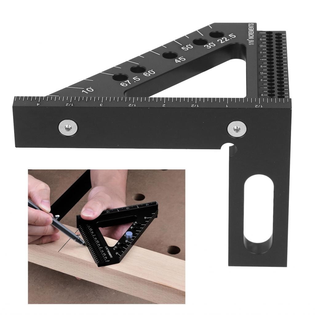 3D Multi -Angle Measuring Ruler CNC Processing Square พร้อมพินตำแหน่ง ...