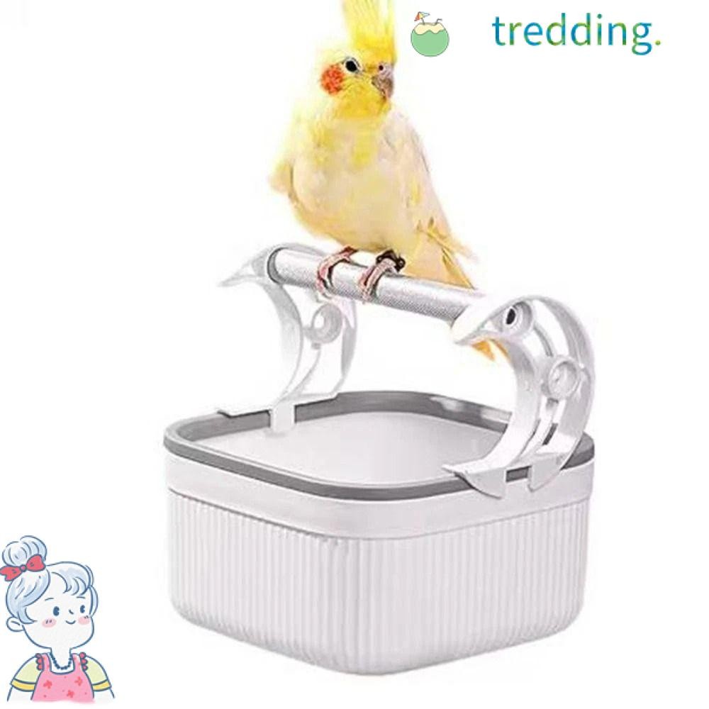 TREDDING491 Bird Rest Perch, เสาโลหะกันลื่นแบบพกพา Bird Perches Stand ...