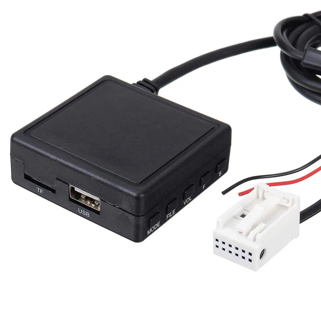 บลูทูธ Aux Receiver สาย USB,ไมโครโฟนแฮนด์ฟรีอะแดปเตอร์ Aux สําหรับ BMW E60 E63 E64 E65 E66 E81 ...