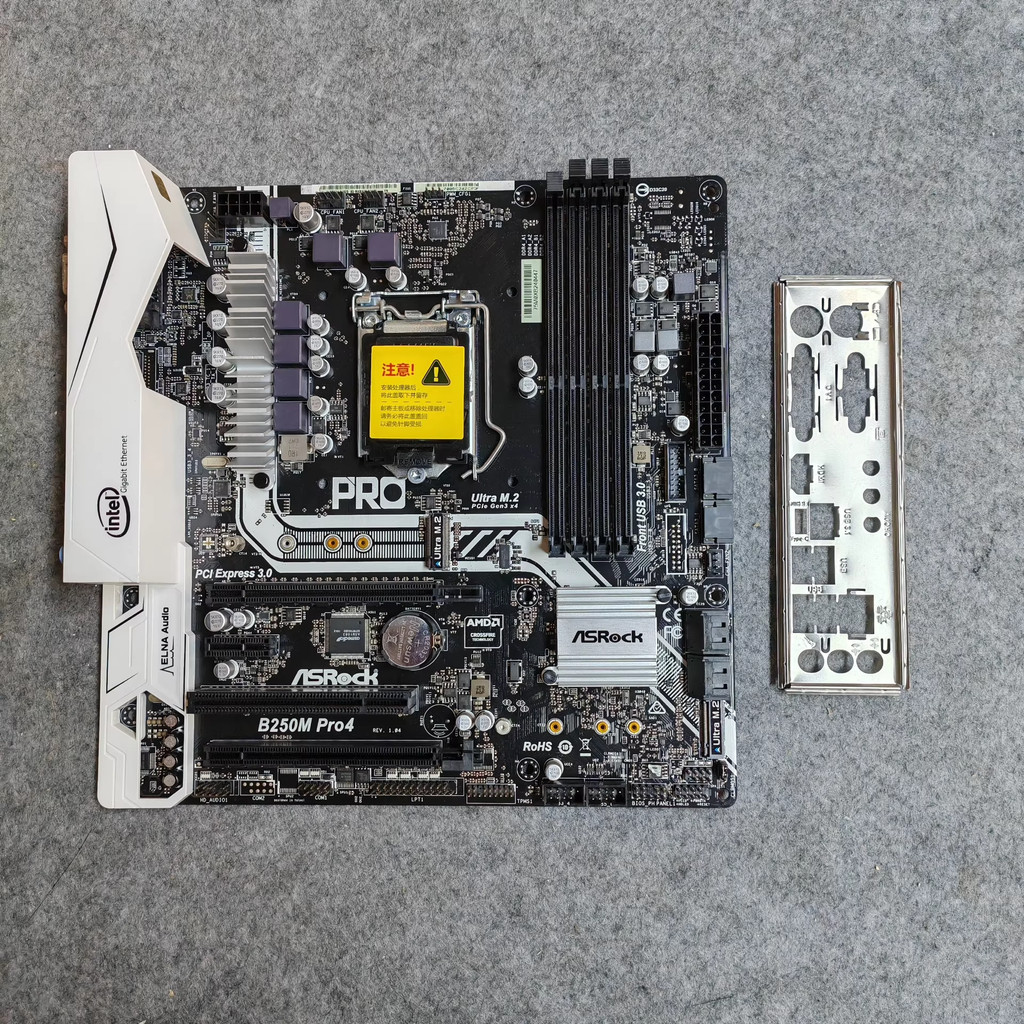 เมนบอร์ด ASRock B250M PRO4 LGA1151 DDR4 เข้ากันได้กับ Intel รุ่นที่ 6 ...