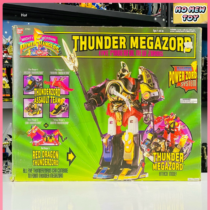 DX Thunder Megazord Ver.Power Ranger ของครบ หุ่นยนต์ ธันเดอร์ เมก้าซอร ...