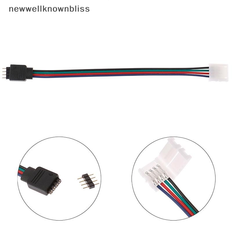 Newwellknownbliss 15 ซม.50 RGB 4 ขา led strip light connector strip to ...