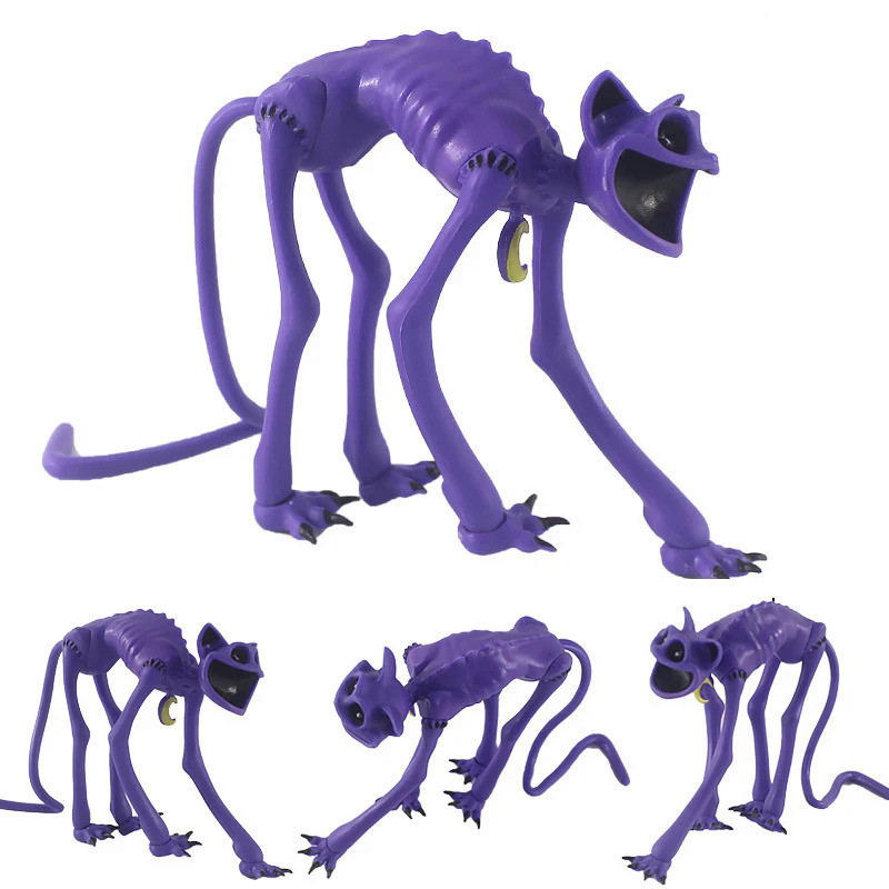 Smiling Figure Cat PVC Model Anime Action Figuras Model Toys set ...